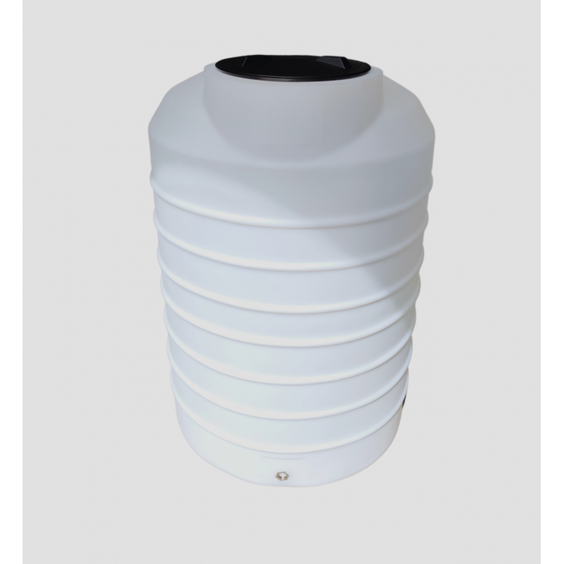 Tank 500 liters vertical white barrel